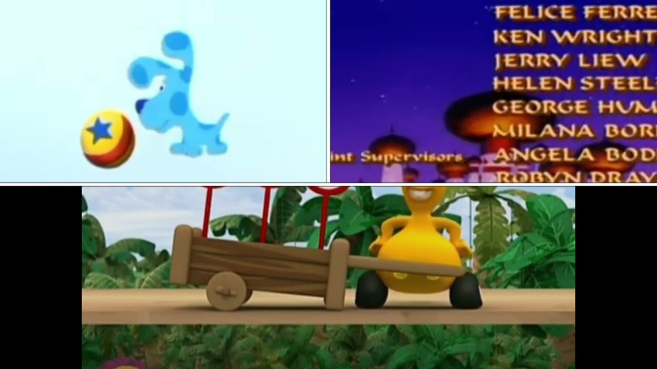 Aladdin the Series, Blue's Clues, Handy Manny, Jungle Junction Credits Remix