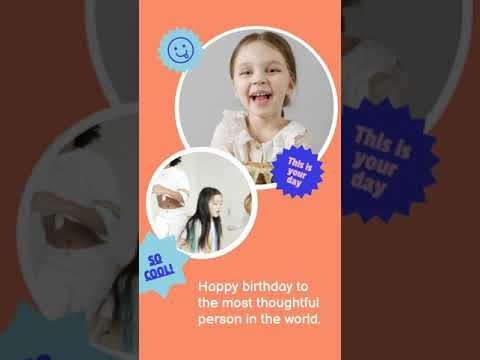 Free Birthday Wishes Video Template (Customizable) - FlexClip