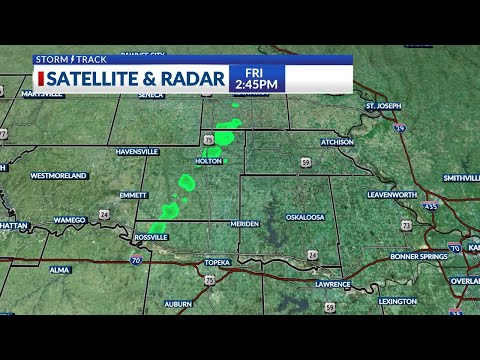 Weather radar of smoke from Maple Hill grass fire