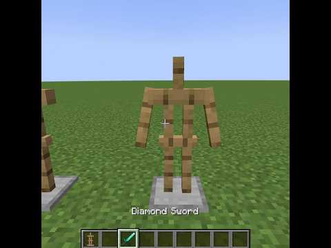 How To Add Arms In Armour Stand Without Mod. #minecraft #minecraftraj #shorts