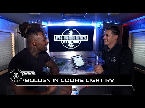 Brandon Bolden Breaks Down His TD vs. Chargers in the Coors Light RV | UFR | Raiders | NFL