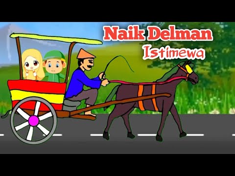 Naik Delman Istimewa // Animasi Lucu // Lagu Anak Populer