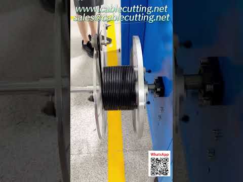 Large Diameter Cable Winder Auto Meter, Cut & Traverse for Power Cables