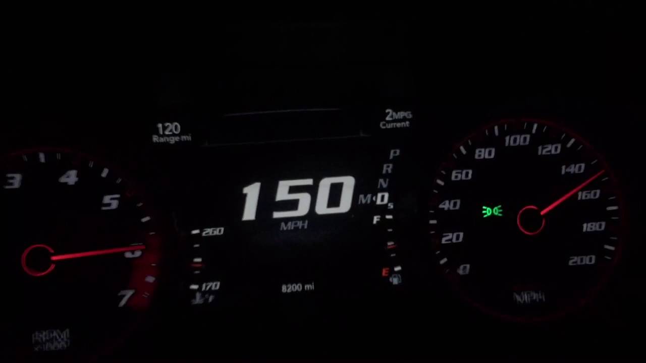 2015 Dodge Charger SRT Hellcat Top speed run to 190 mph