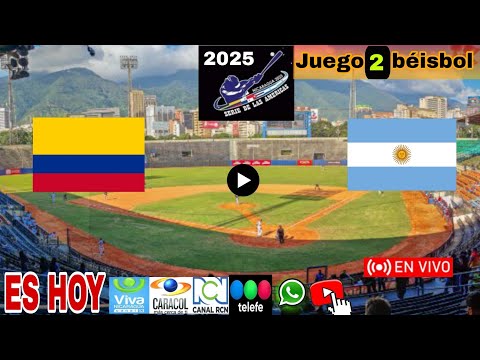 Colombia vs. Argentina en vivo, donde ver, a que hora juega Colombia vs. Argentina 2025 béisbol