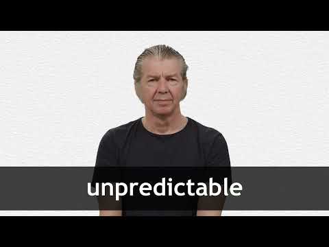 UNPREDICTABLE definition and meaning | Collins English Dictionary