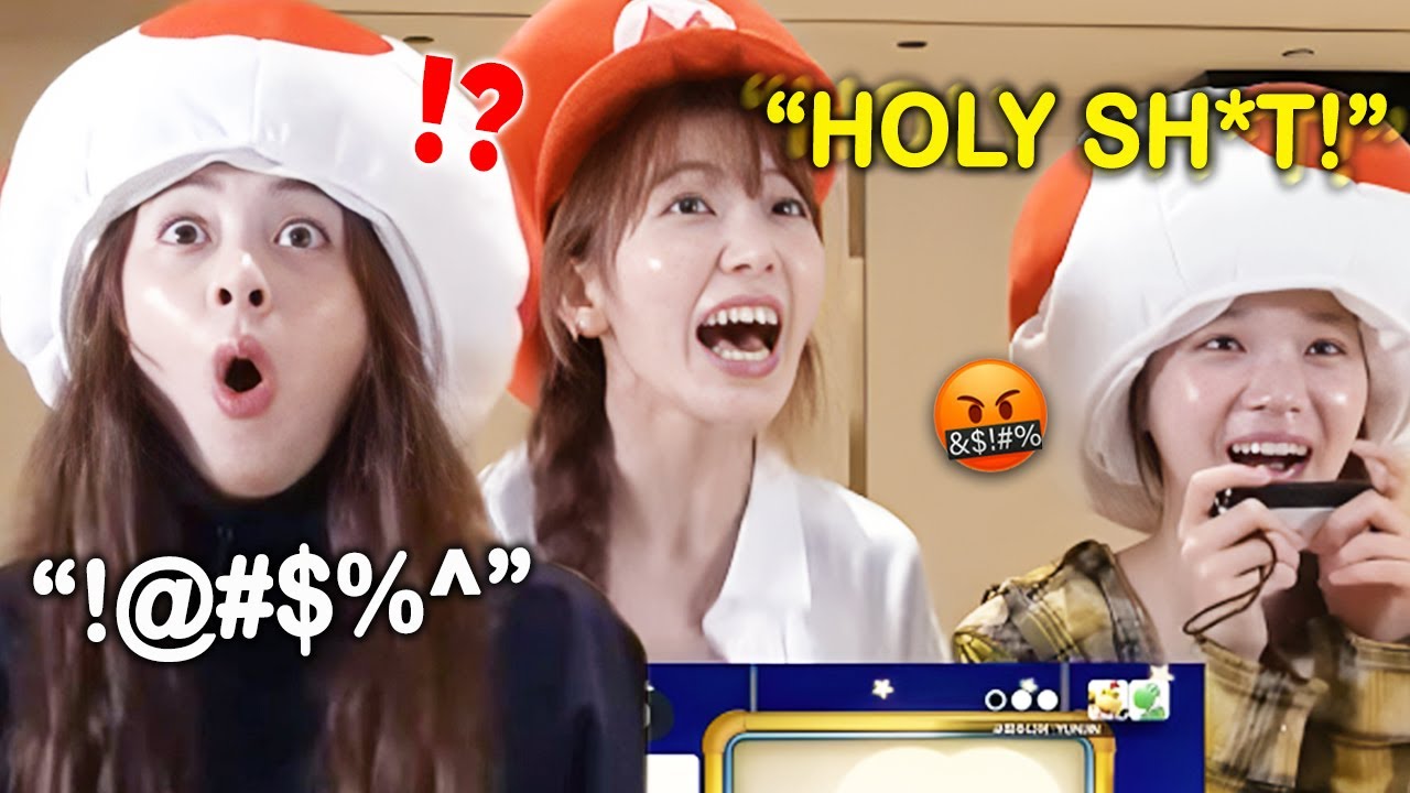 LE SSERAFIM accidentally cursed while playing Switch (forgot their IDOL image)