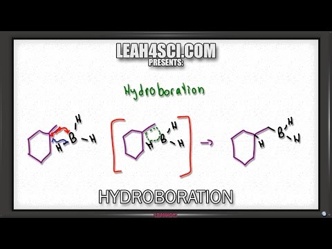 Hydroboration Oxidation of Alkenes Reaction and Mechanism: Alkene Vid 10