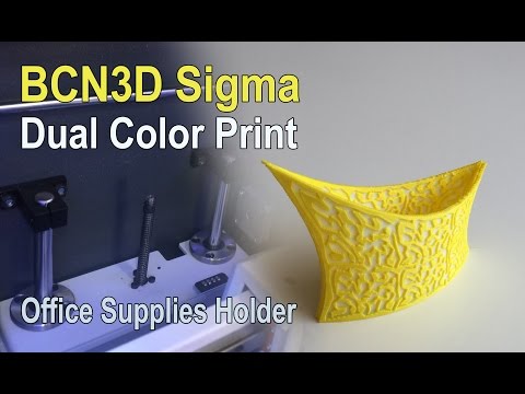 STL file Office Supplies Holder (Dual Extrusion / 2 Color)・3D print ...