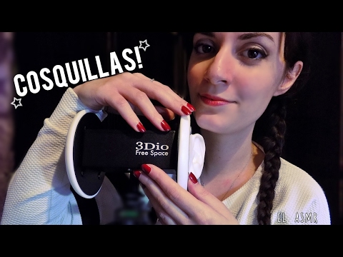 ♡ASMR Spanish♡ Intense Tingles for you! (dropper, ear tapping, ear cupping, brushing, breathing)