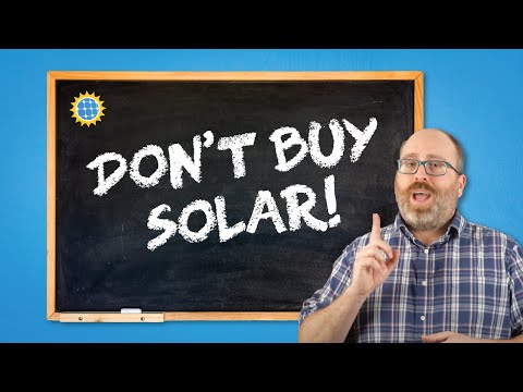 When Solar Panels Are a Bad Investment