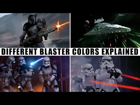What do the Different Blaster Colors mean in Star Wars? - Lore #Shorts