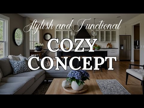 Cozy Open Concept Kitchen & Living Room Ideas | Stylish & Functional Design Tips | Inviting Spaces