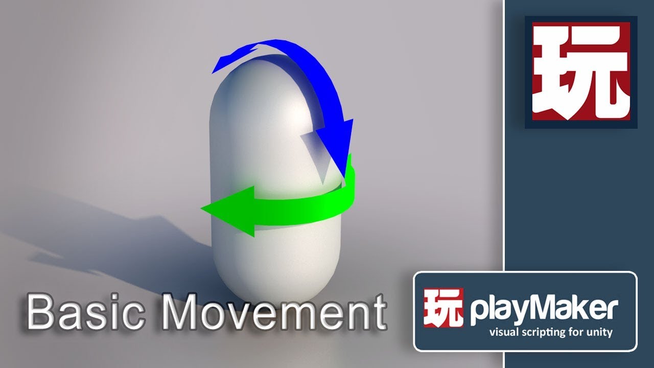 Unity Playmaker Tutorial - FPS Character Controller - Movement