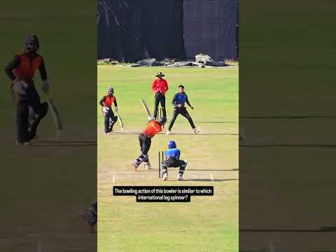 The bowling action of this bowler is similar to which international leg spinner π₯π #cricketshorts