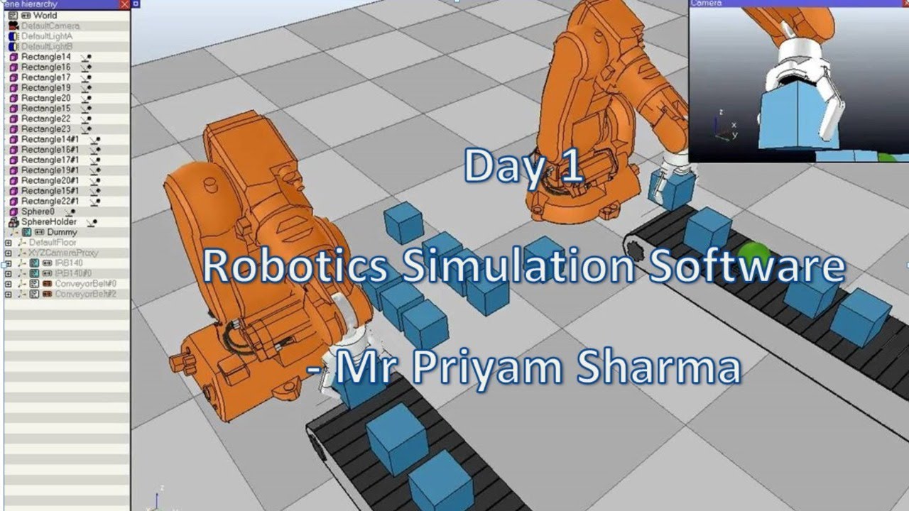 How Industrial Robotic Simulation Work( Learm from Basic)