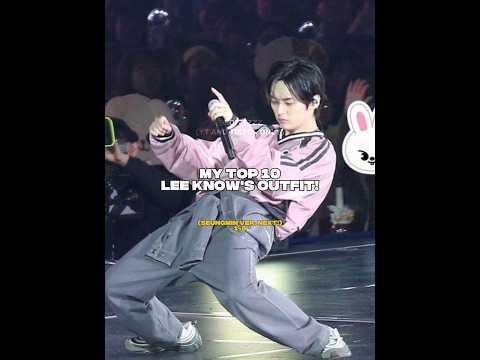 My top 10 Lee know's outfit! 🔥🐰 #kpop #straykids #leeknow #leeminho