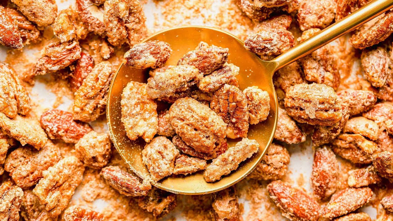 Maple Cinnamon Spiced Nuts