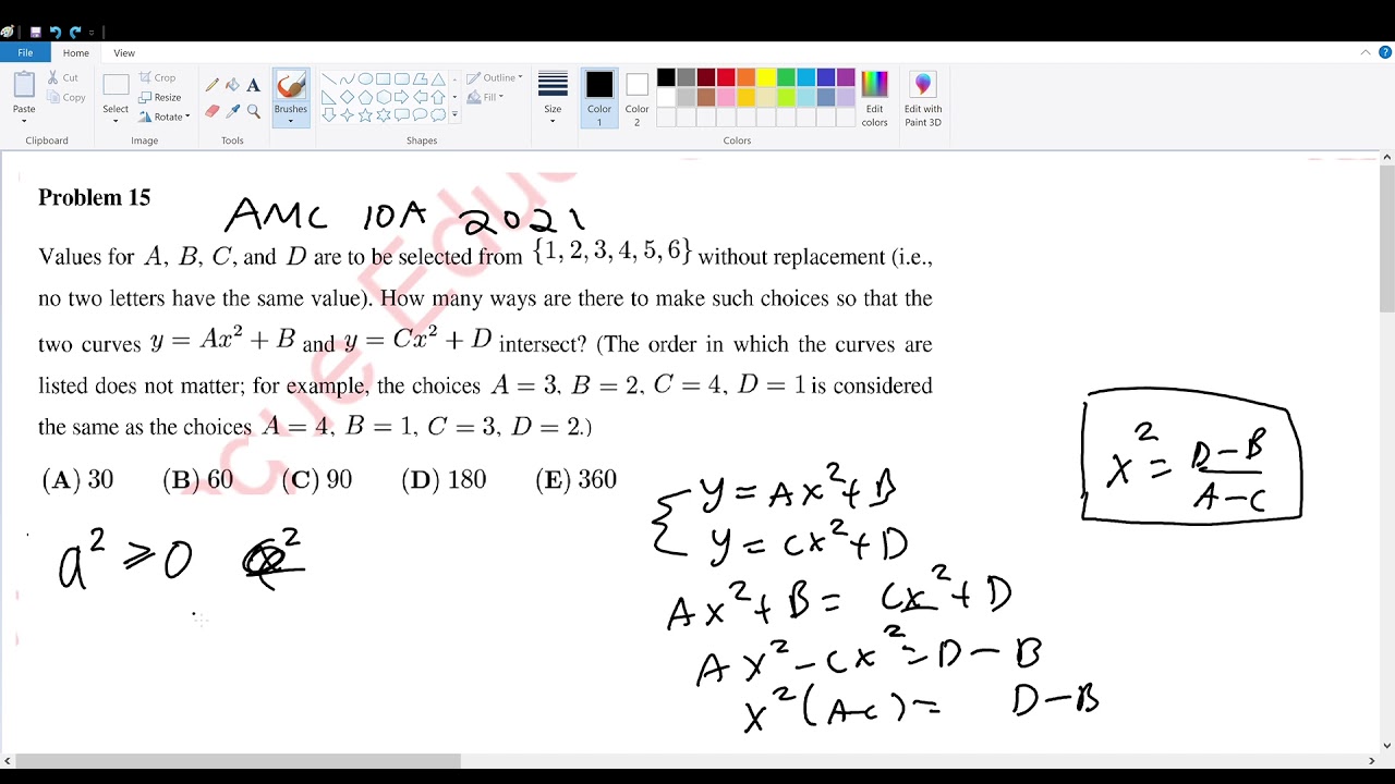 AMC 10A 2021 Problem 15