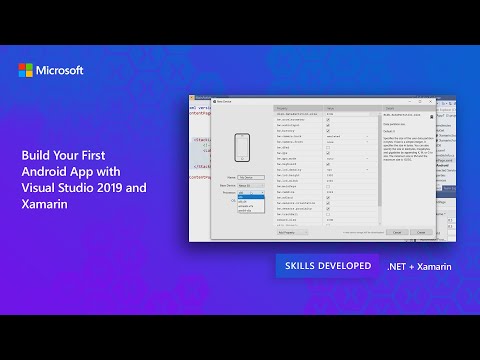 Watch “Build Your First Android App with Visual Studio 2019 and Xamarin ...