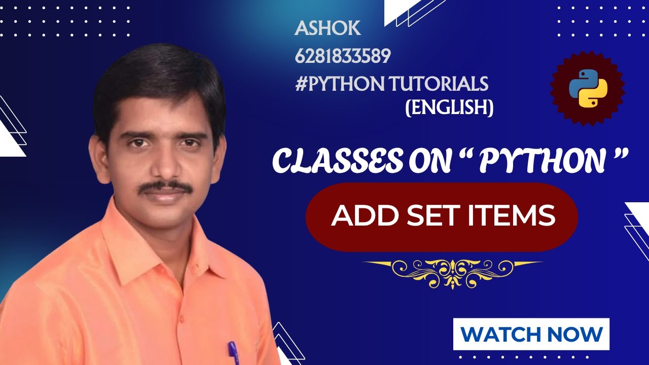 🎯 Python Set add() and update() | Add Elements Step by Step