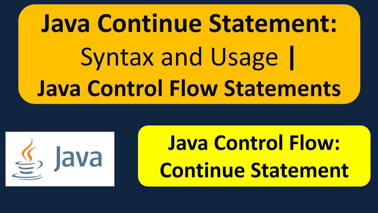 Java Continue Statement: Syntax and Usage | Java Control Flow Statements | Java Tutorial