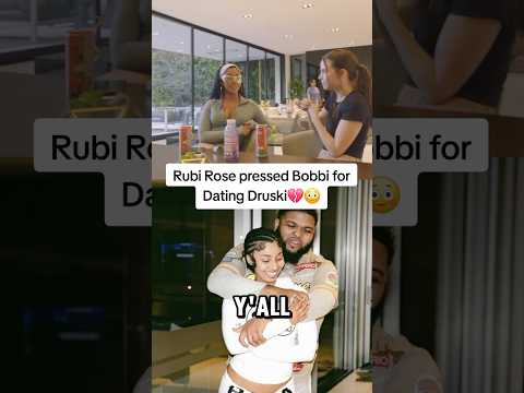 Rubi Rose Was Mad at Bobbi Altoff for Dating Druski ππ³ shorts #rubirose #druski