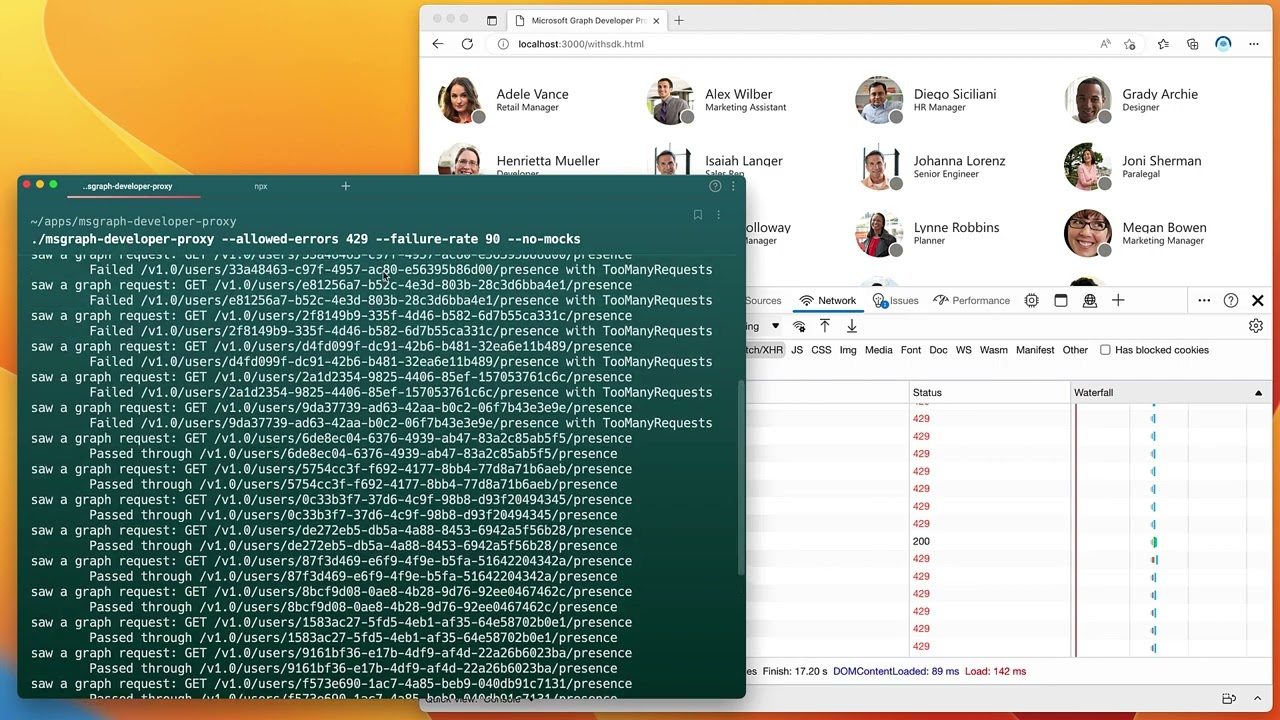 Microsoft Graph Developer Proxy - Walkthrough