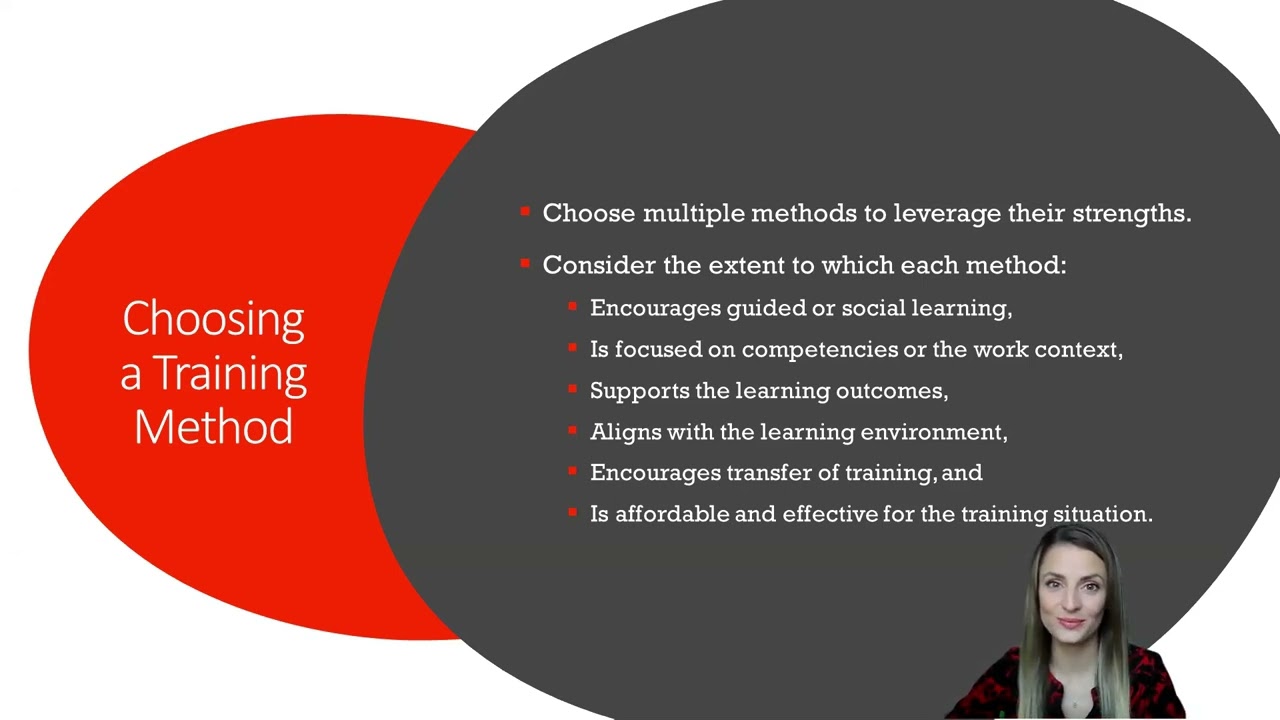 Training & Development - Lecture 6 - Types of Training Methods