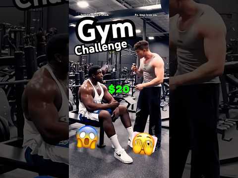 He challenged gym beast to max out every machine for money because he knew he’d pass out halfway 😂💸
