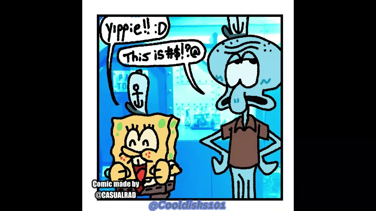 Straitening Squidward's Tone 'Comic Dub' (Feat. Aubby)