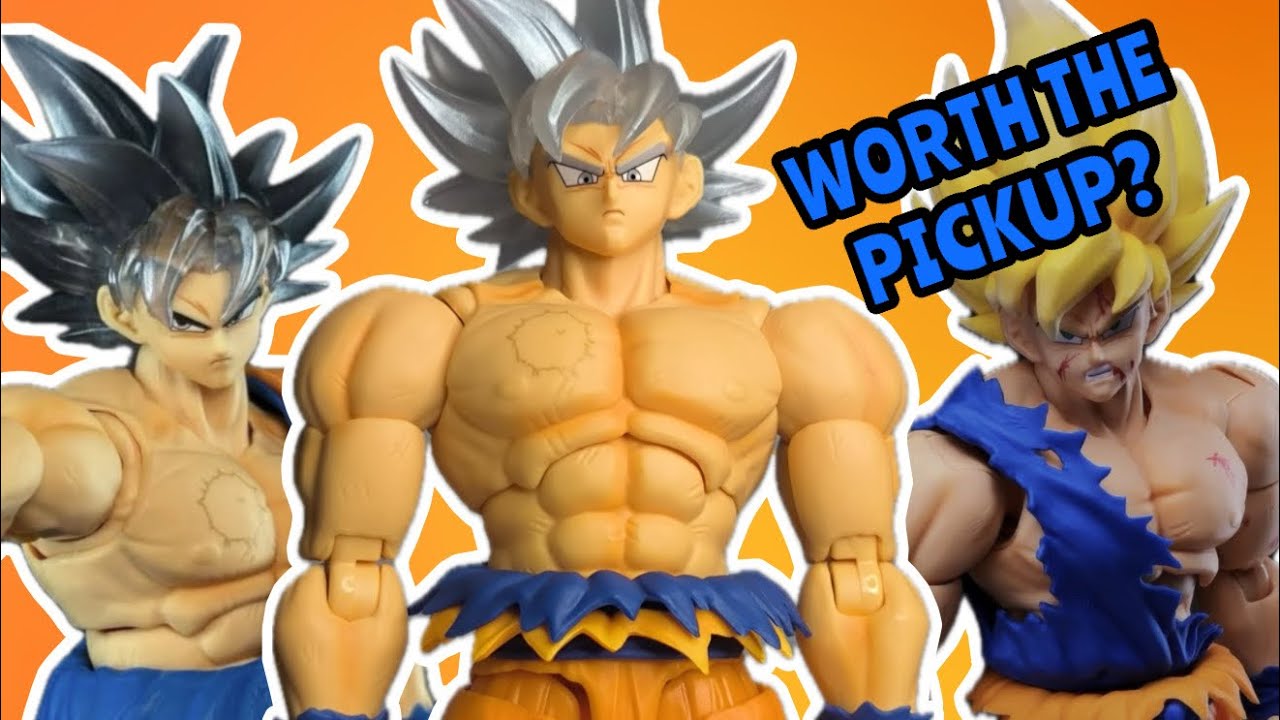 Mythos Anime 02 & 03 Dragon Ball Z Sunwukong Son Goku Action Figure Review Red & Silver Armor 
