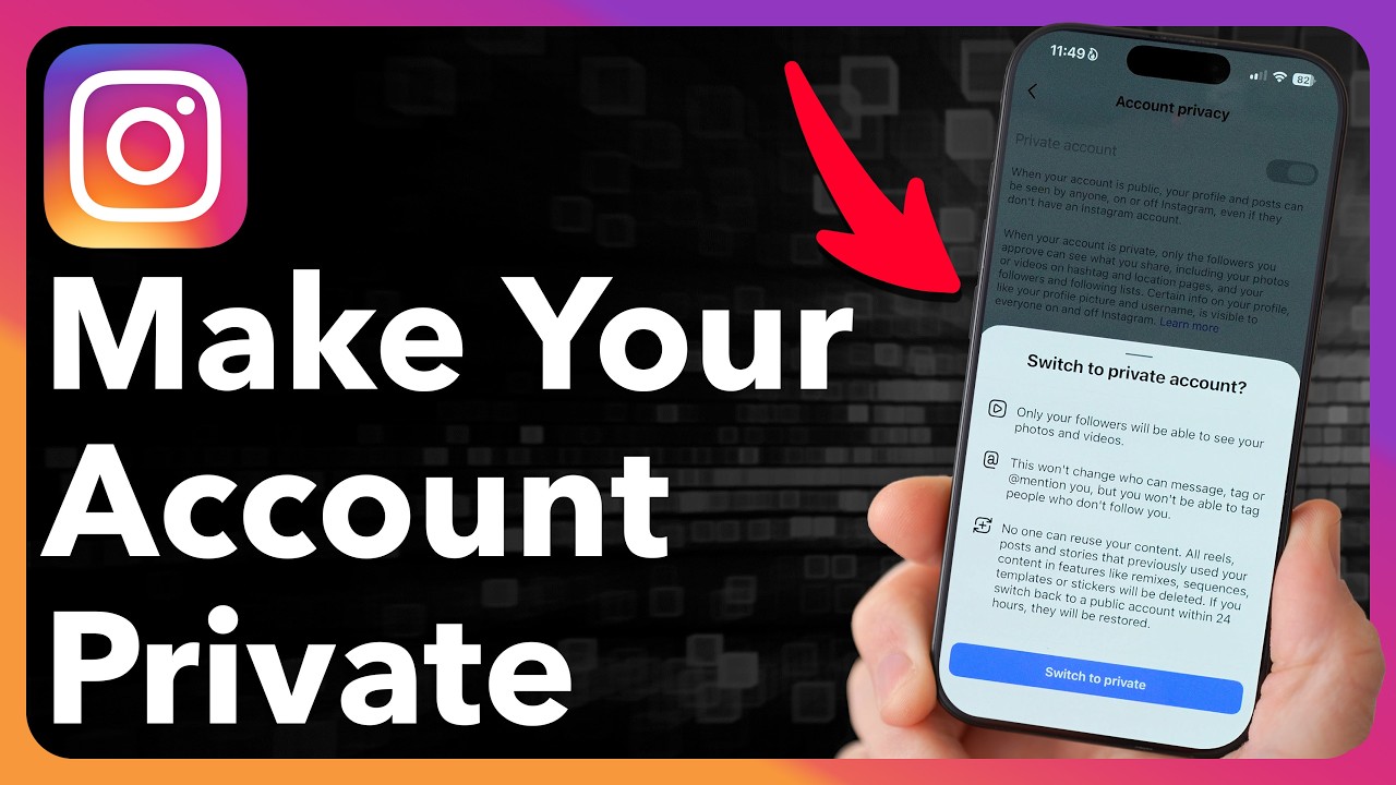 How To Make Instagram Account Private
