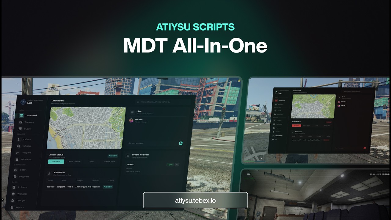 FiveM MDT Script | All-In-One Police & EMS MDT