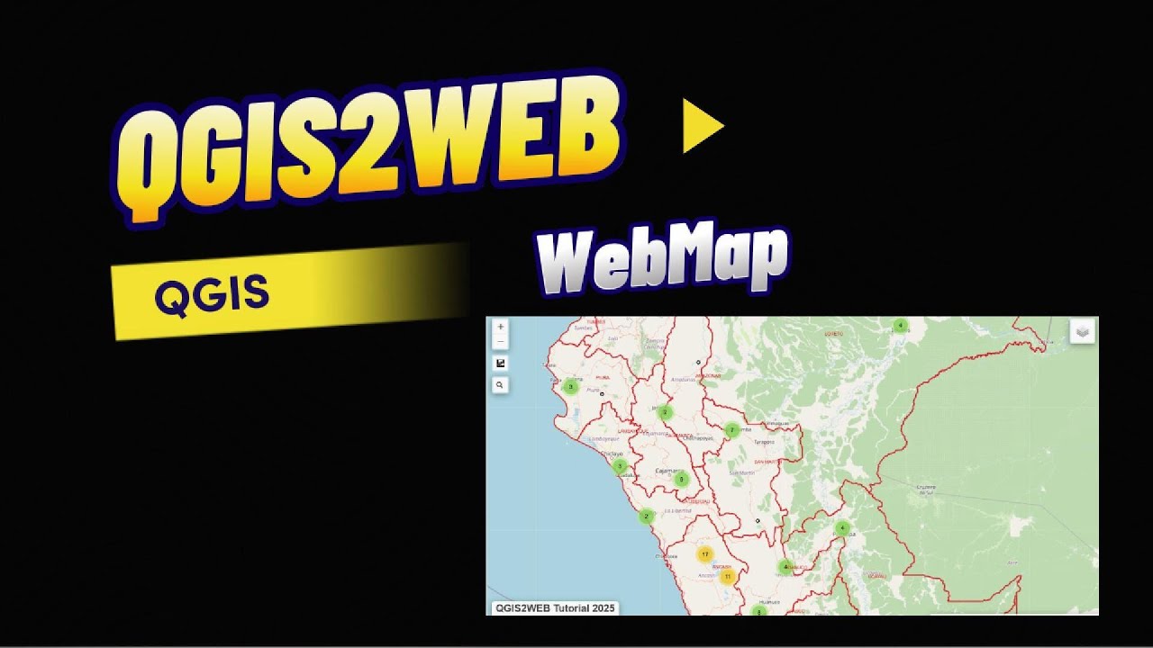 Creating a WebMap using QGIS2WEB plugin in QGIS - Part 1