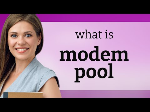 Understanding "Modem Pool": An English Language Guide