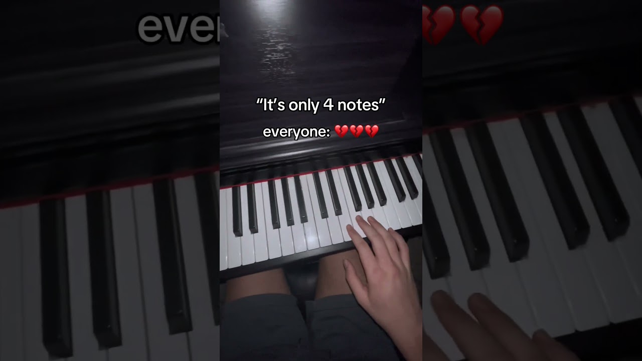 why do 4 notes hurt this much 😭🎈 #piano #pianocover #nostalgia