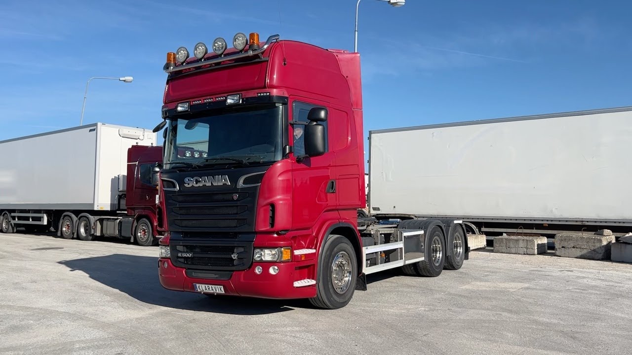 Dragbil Scania R500, Gotland, Klaravik auktioner
