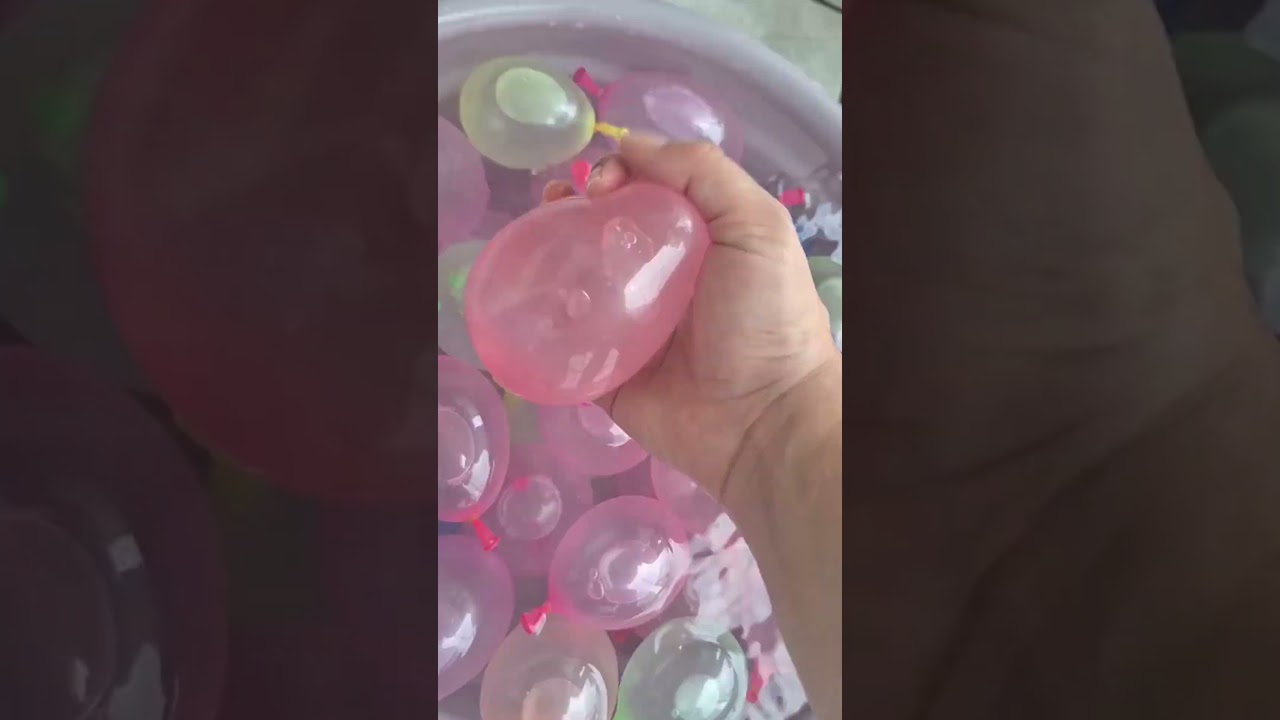 Brincadeira divertida para fazer com as crianças em dias de muito calor 35° graus #balão #água #vida