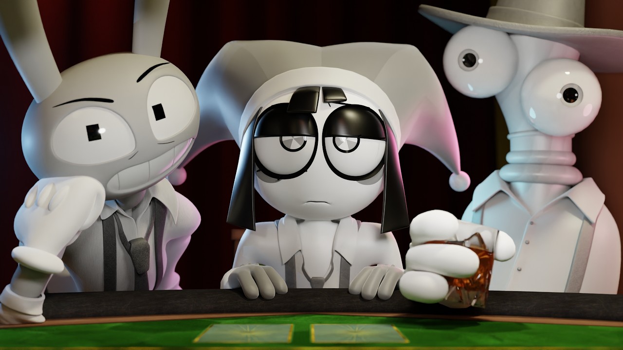 Poker Night at The Digital Circus ( TADC / Gaming Animation )