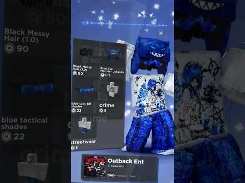 cheap blue y2k outfit roblox #roblox #robloxoutfit #robloxavatar #robloxedit #robloxcharacter