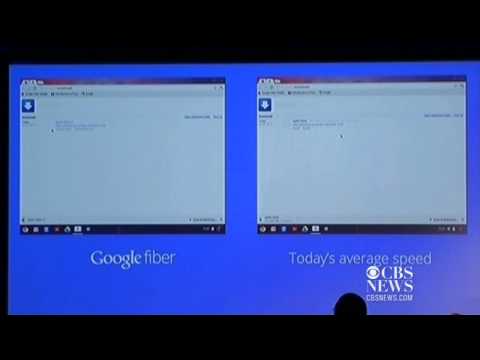 Google Fiber speed test