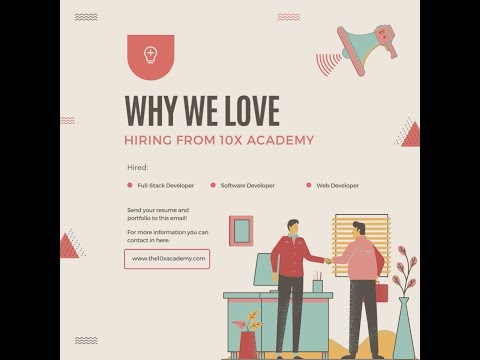 Why We Love Hiring From 10x Academy