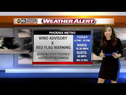 FORECAST 4/28: Gusty winds in store for Friday