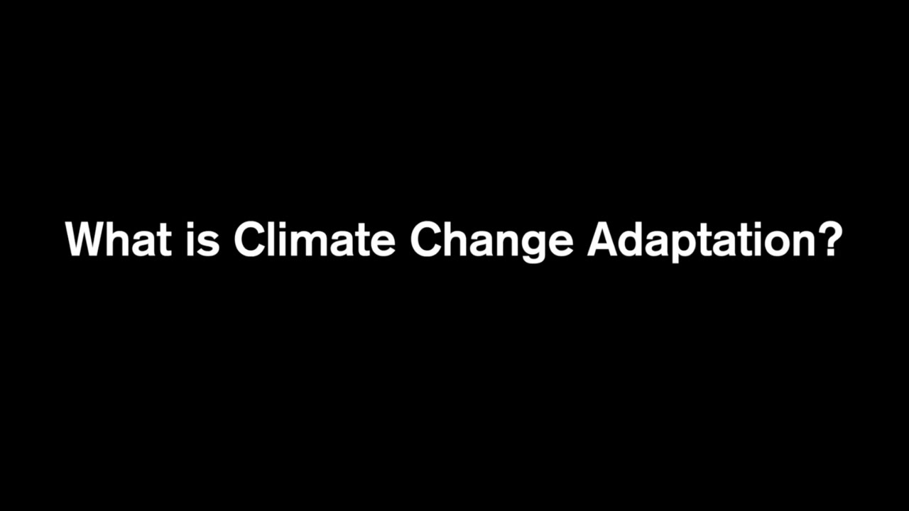 What is Climate Change Adaptation?