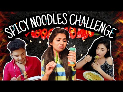 Spicy noodles challenge 🔥 | food challenge | VAM world