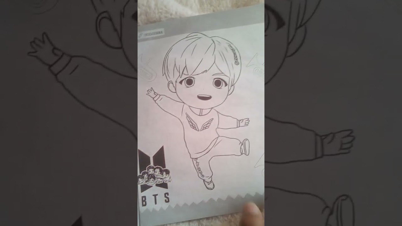 Les gusta mi libro de colorear de BTS?
