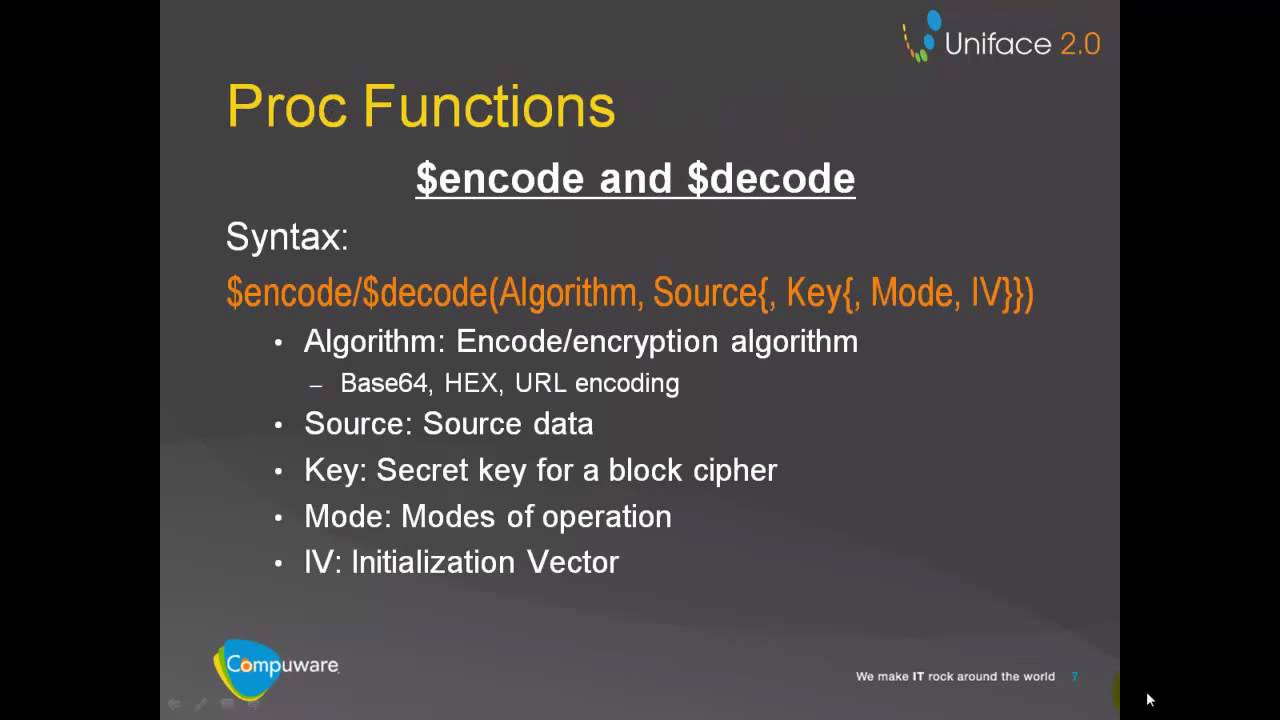 encode decode part1
