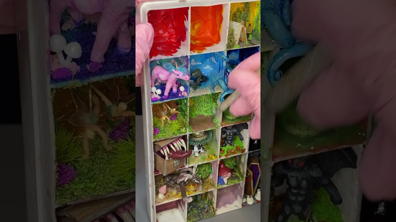 Making a tiny Little Shop of #Horrors Audrey 2 oh and a #Mermaid