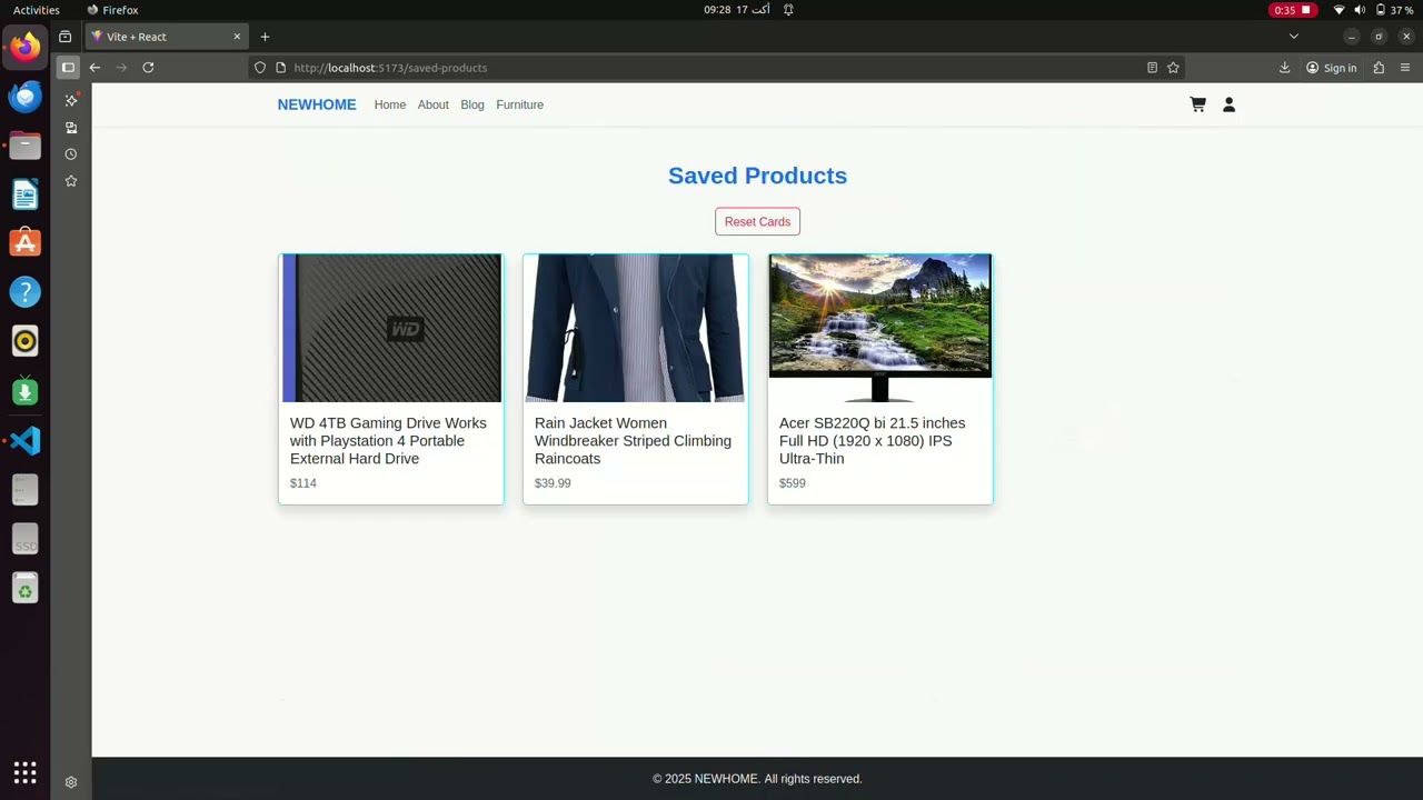 Programming the final checkout page designed in Bootstrap in a React application.